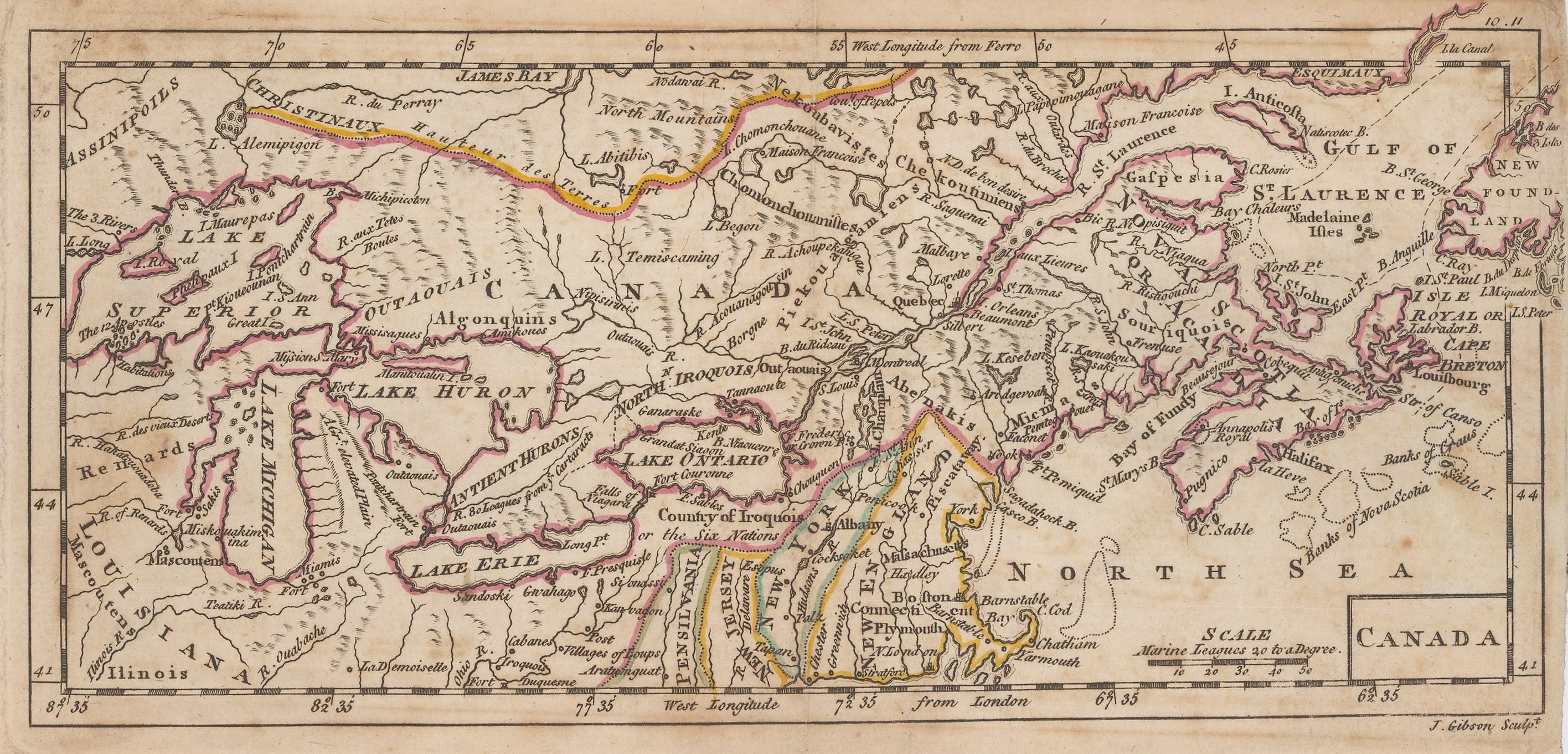 Andrew Dury, Canada, 1763 | The Map House