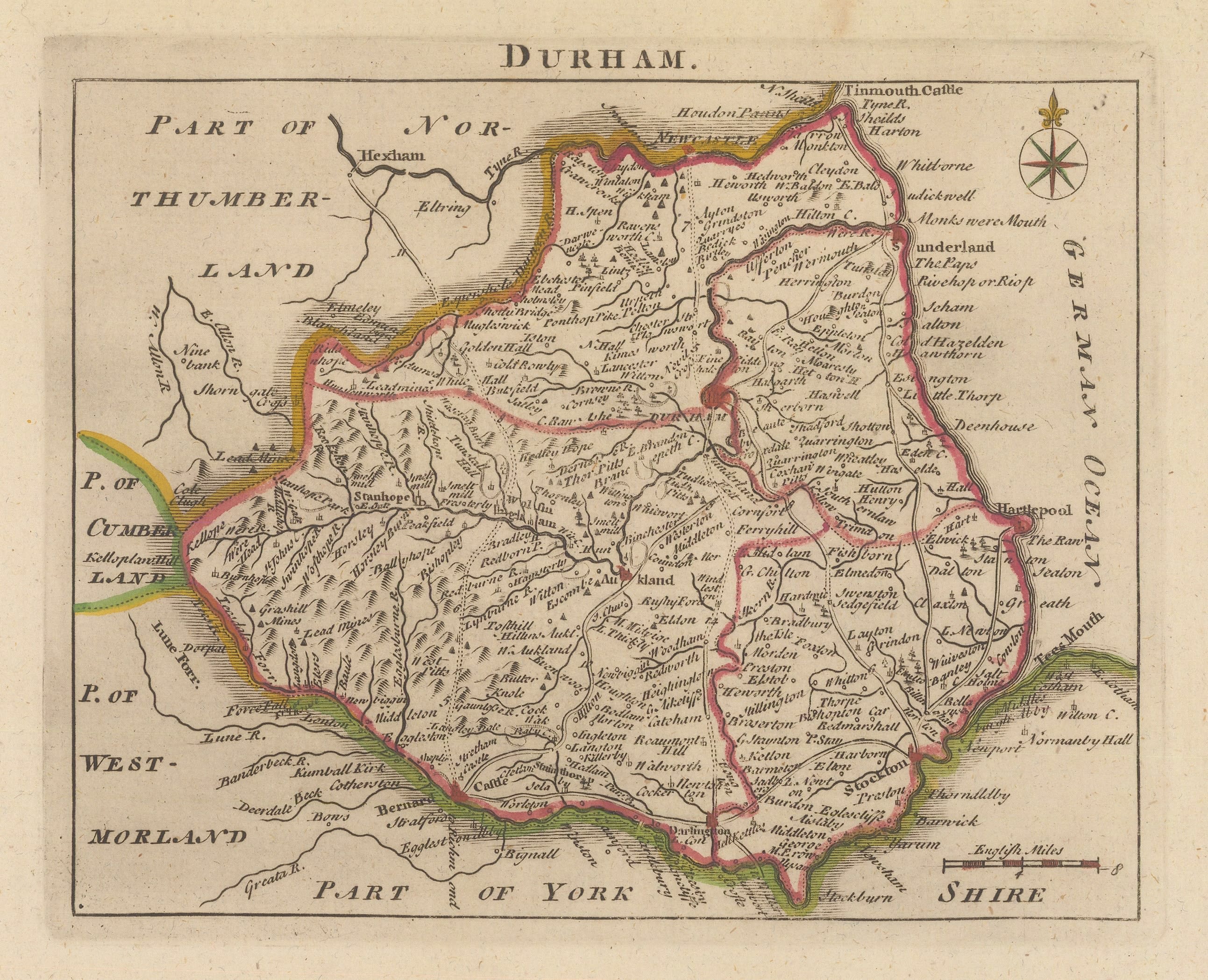 Russell & Price, Durham, 1769 | The Map House