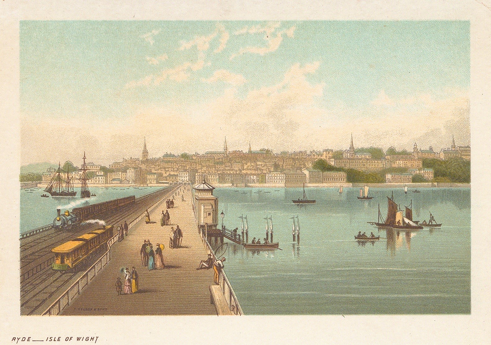 Thomas Nelson, Isle of Wight - Ryde, 1889 | The Map House