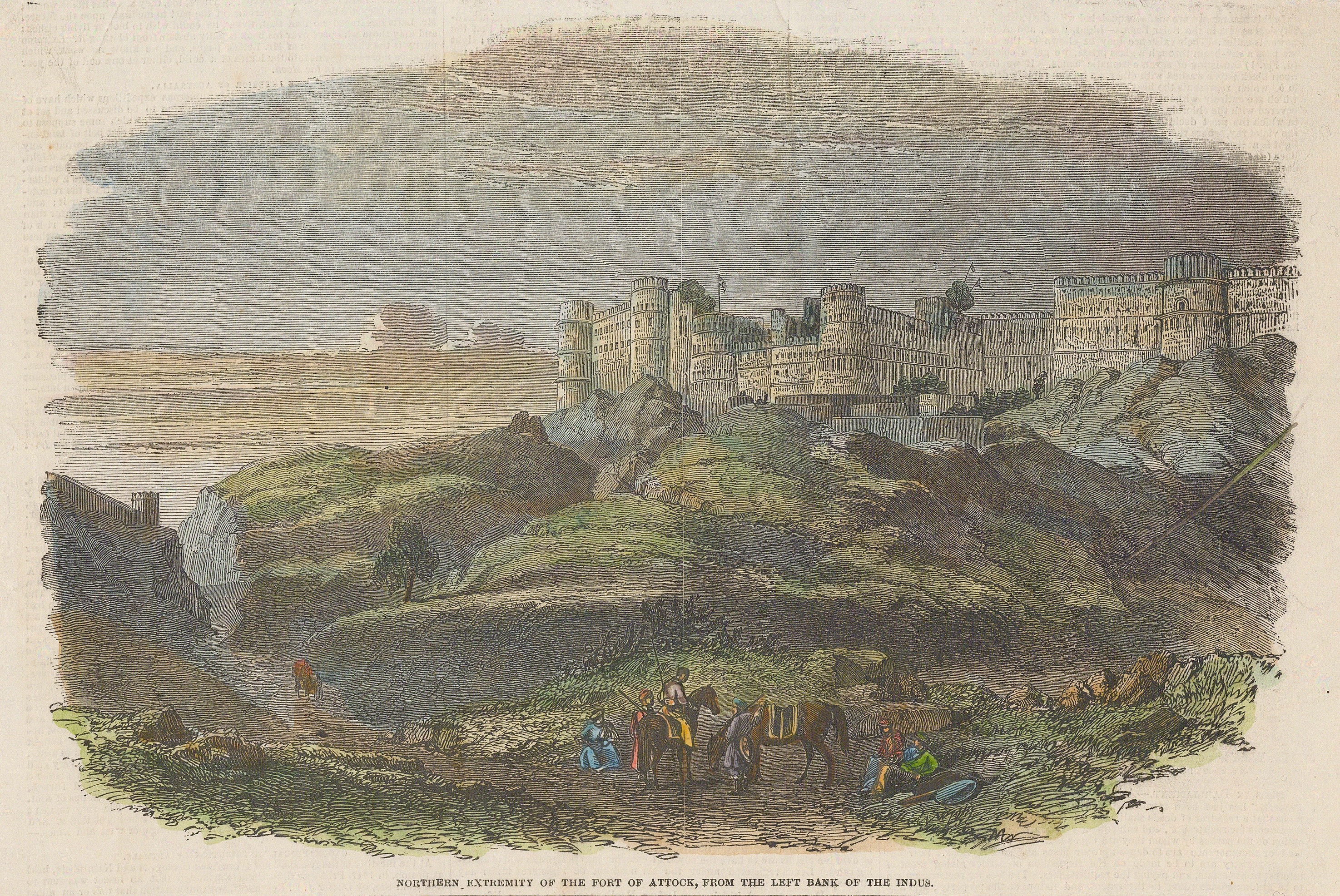 Illustrated London News (ILN), Pakistan - Fort Attock, 1869 | The Map House