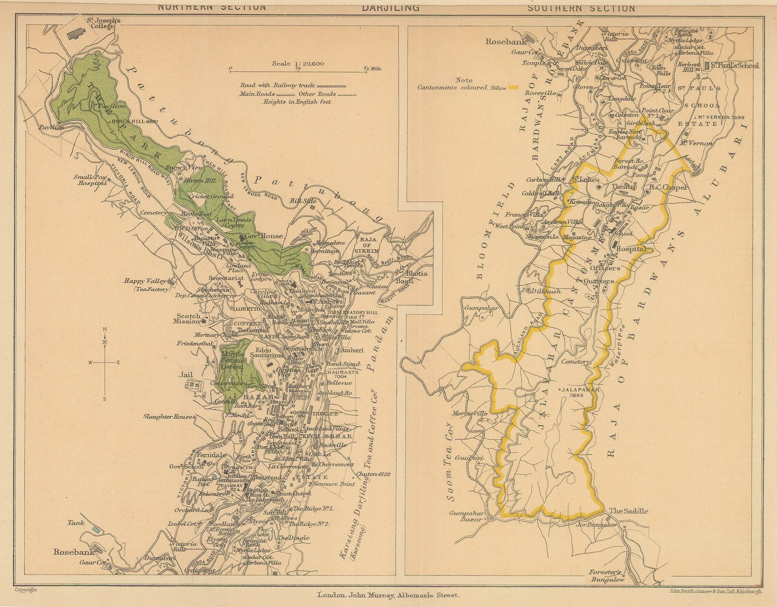 John Murray, Darjeeling, 1933 | The Map House