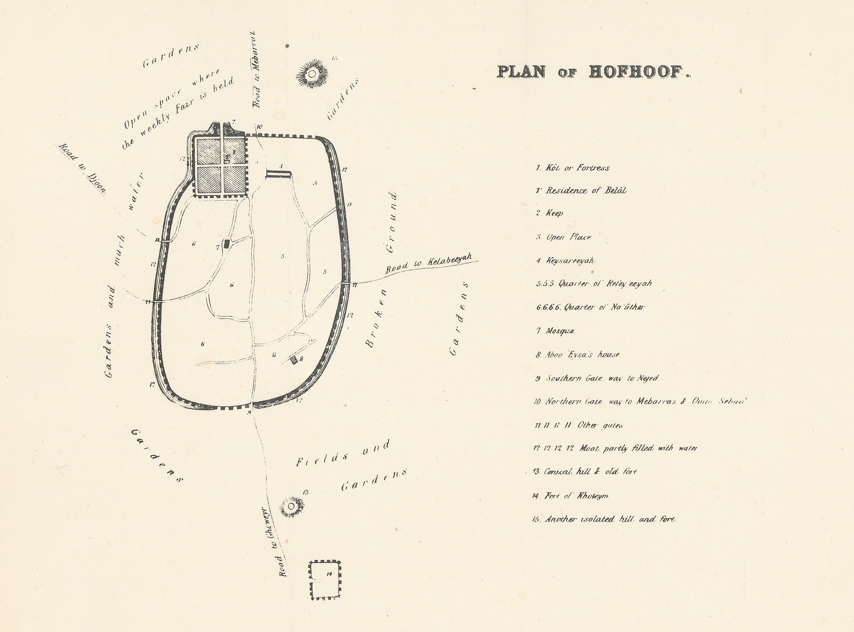 William Gifford Palgrave, Al-Hofuf, 1869 | The Map House