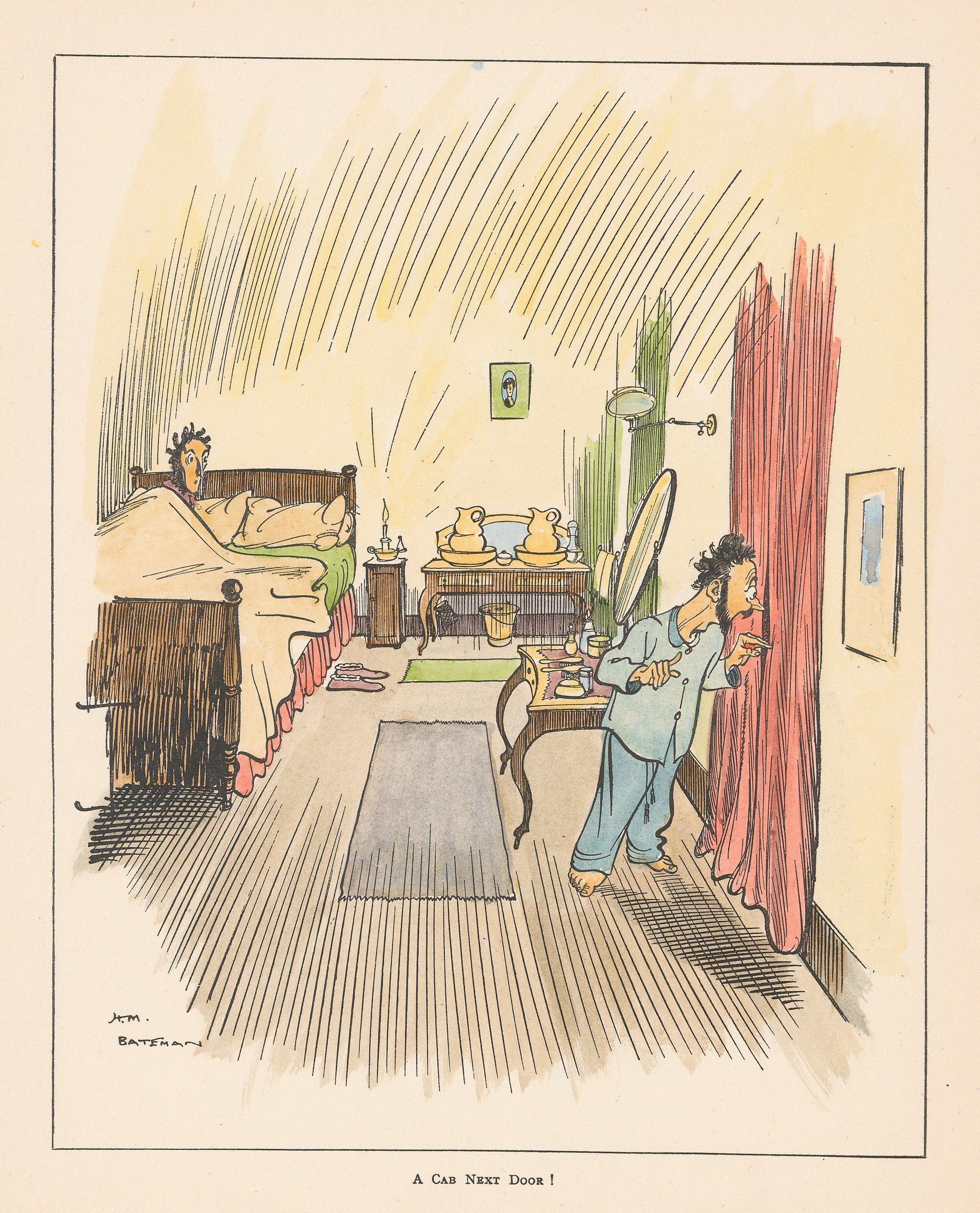 Henry Mayo Bateman, Cartoon, 1927 | The Map House