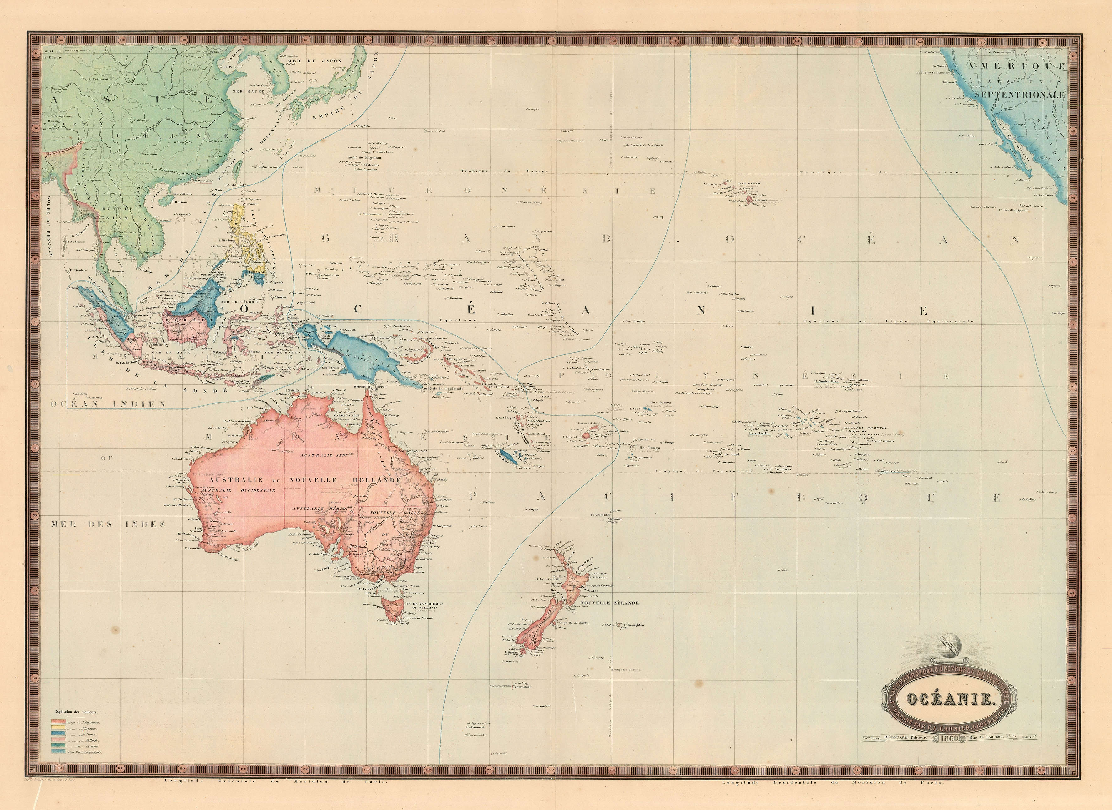 F.A. Garnier, Southeast Asia, Australia, New Zealand and the Pacific ...