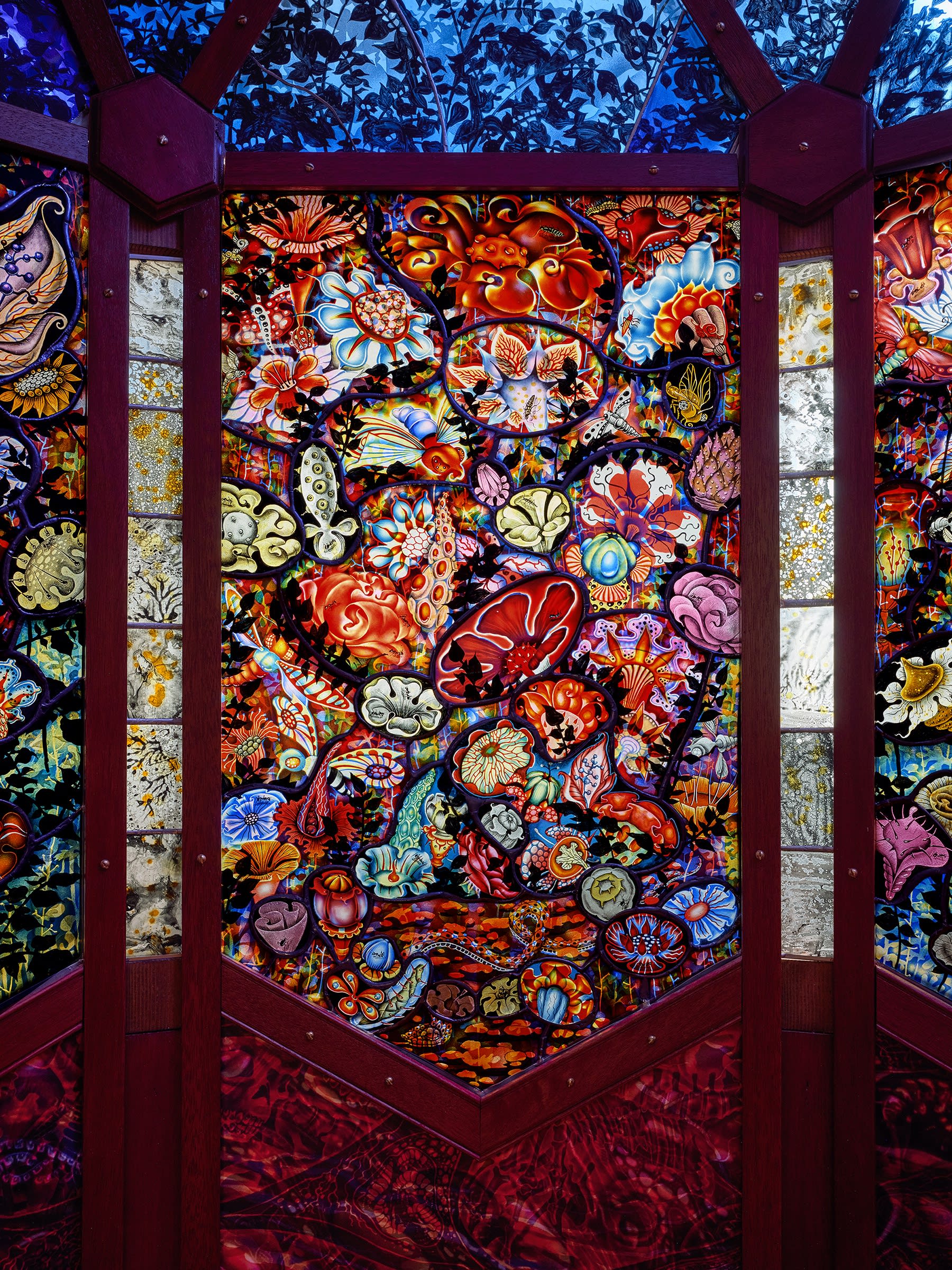 Judith Schaechter, Super/Natural (detail), 2025 | ArtlogicWebsite0907