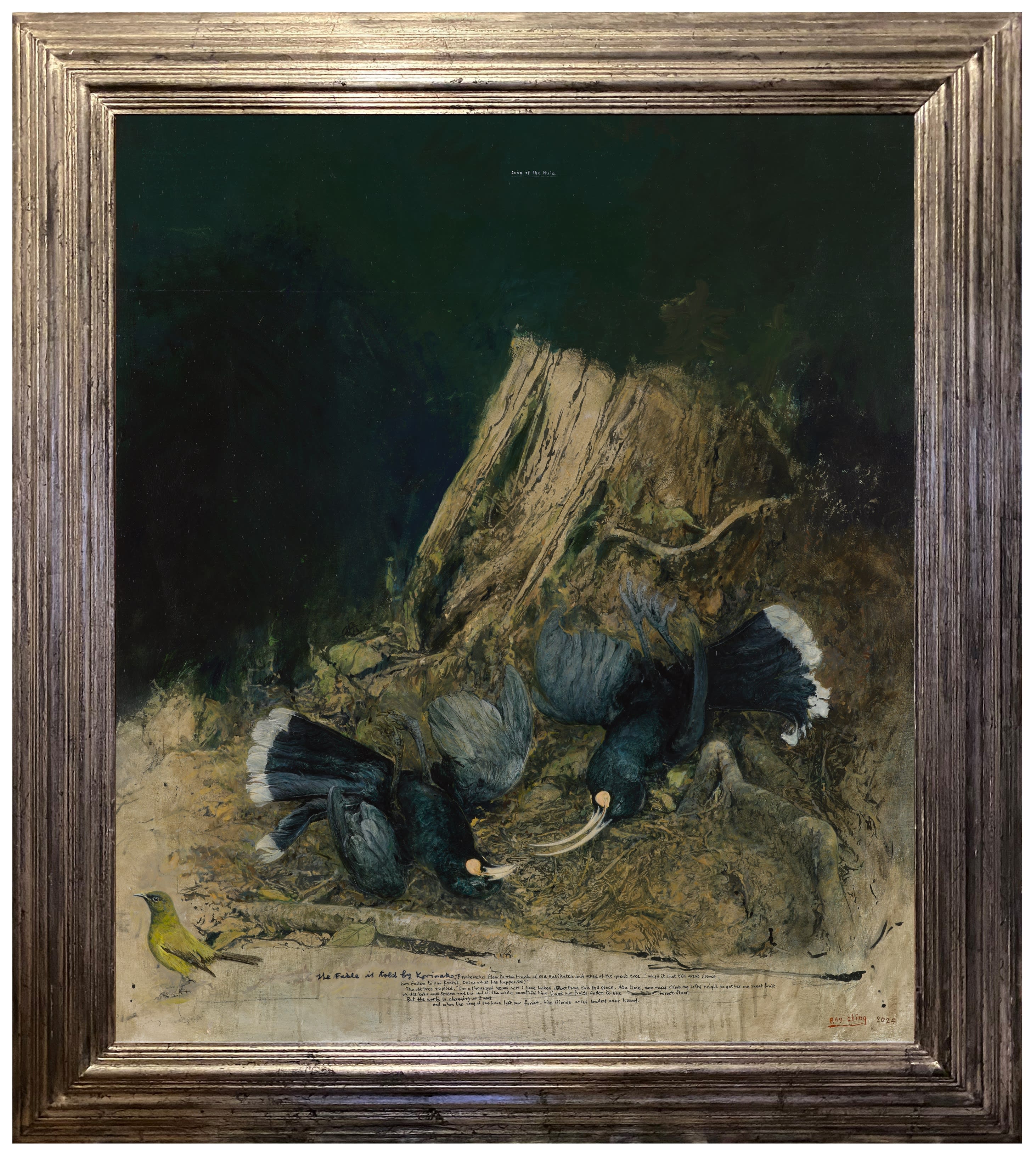 Ray Ching, Song of the Huia, 2024 | ARTIS Gallery