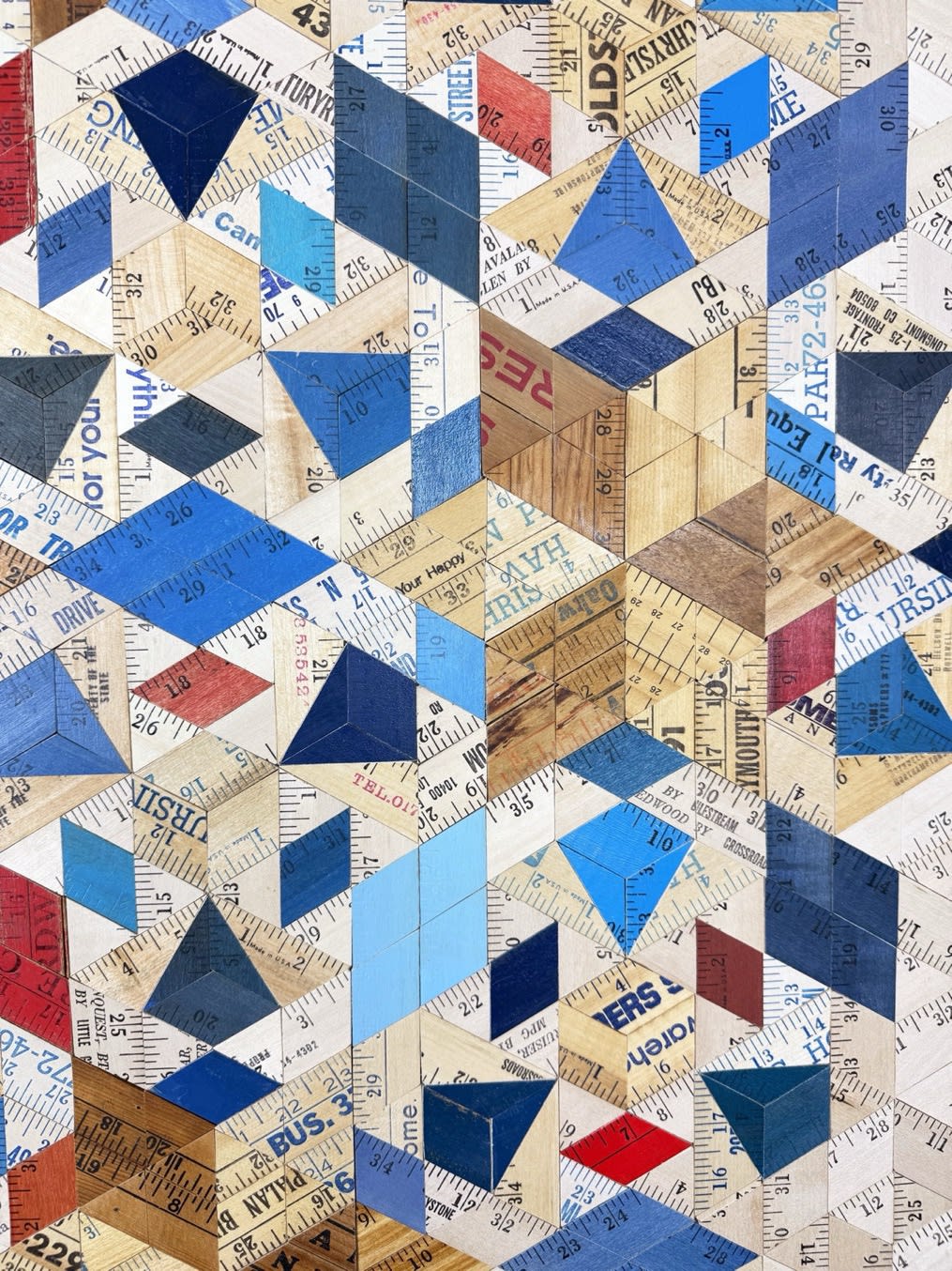 Rose Vickers, Kaleidoscope with Blue and Red | Cube Gallery