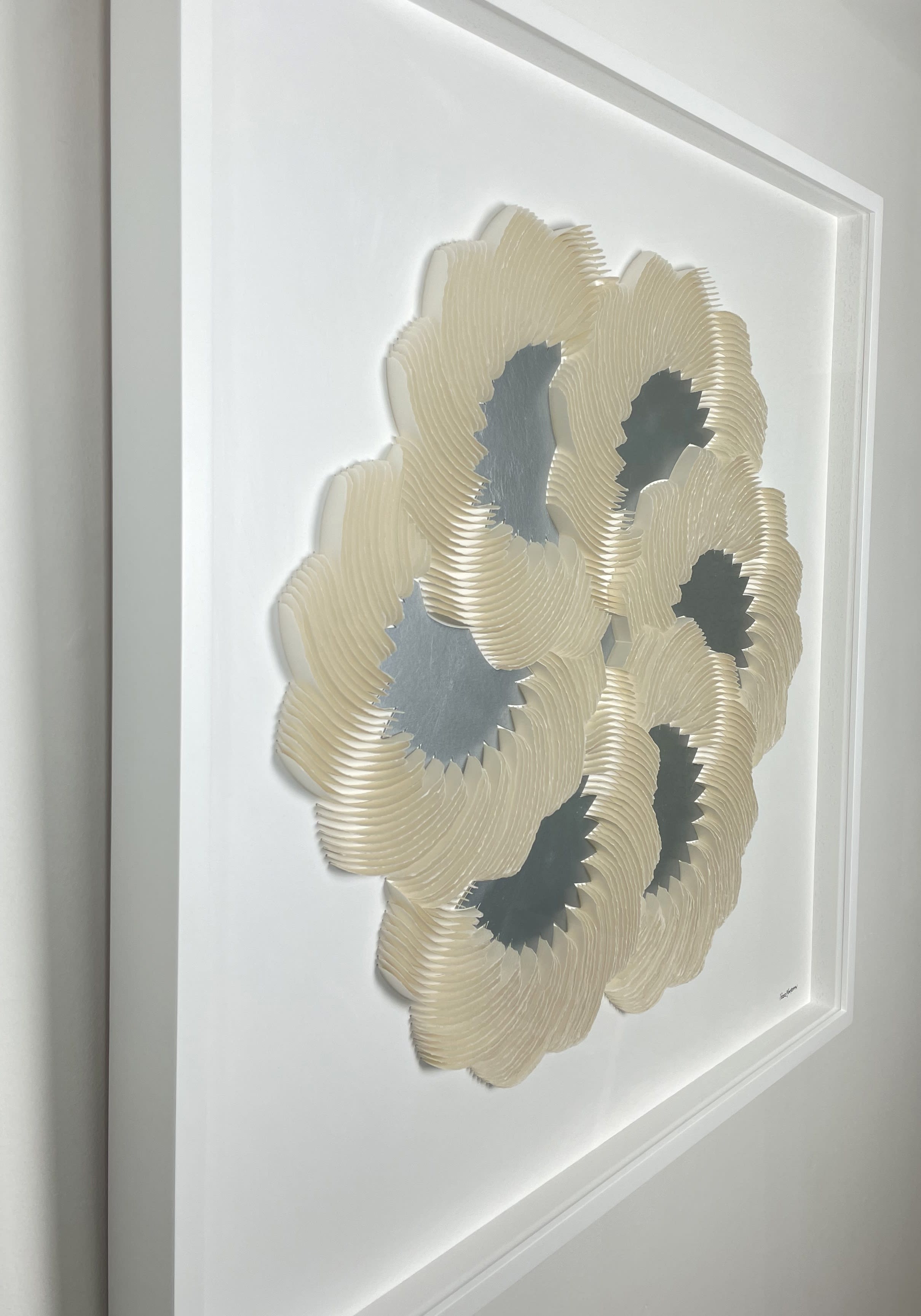 Peter Monaghan, 6 Silver Circles | Cube Gallery