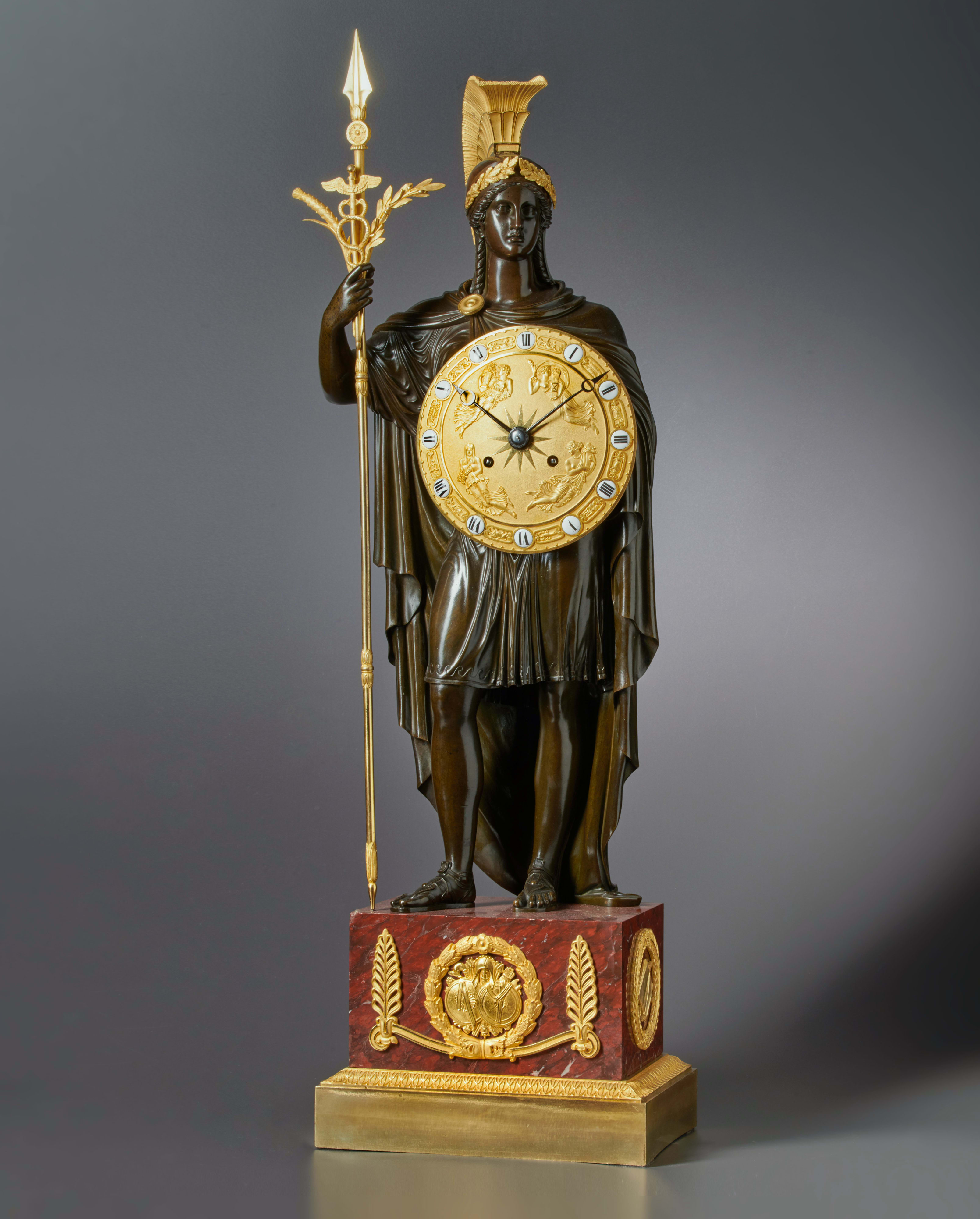 Gérard-Jean Galle (attributed to), A late Empire mantel Clock ...