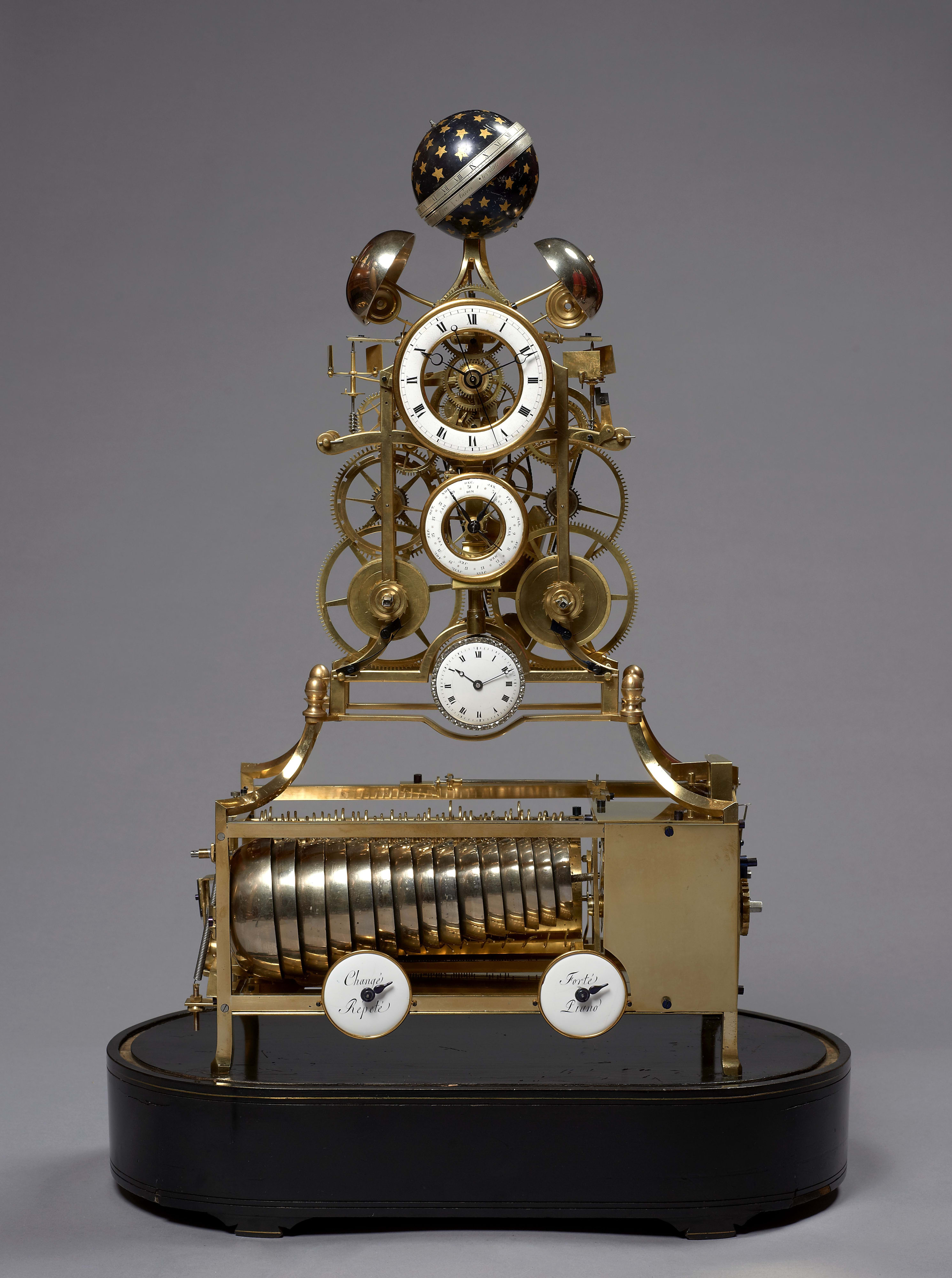 J. Van Hoof et Fils (attributed to), A musical and striking skeleton ...