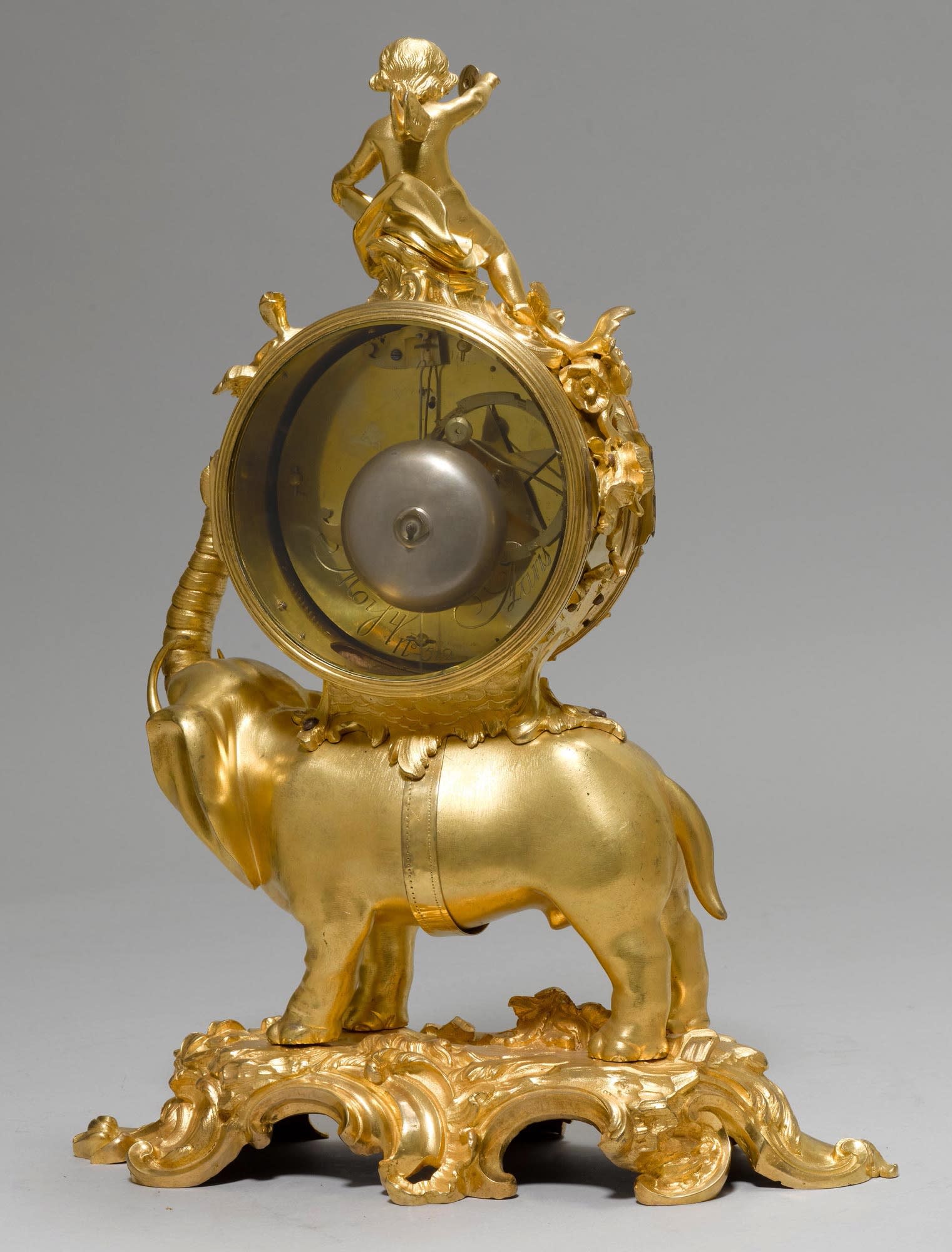 Jean Moisy, A highly important Louis XV Pendule ‘À L’Éléphant’ by Jean ...