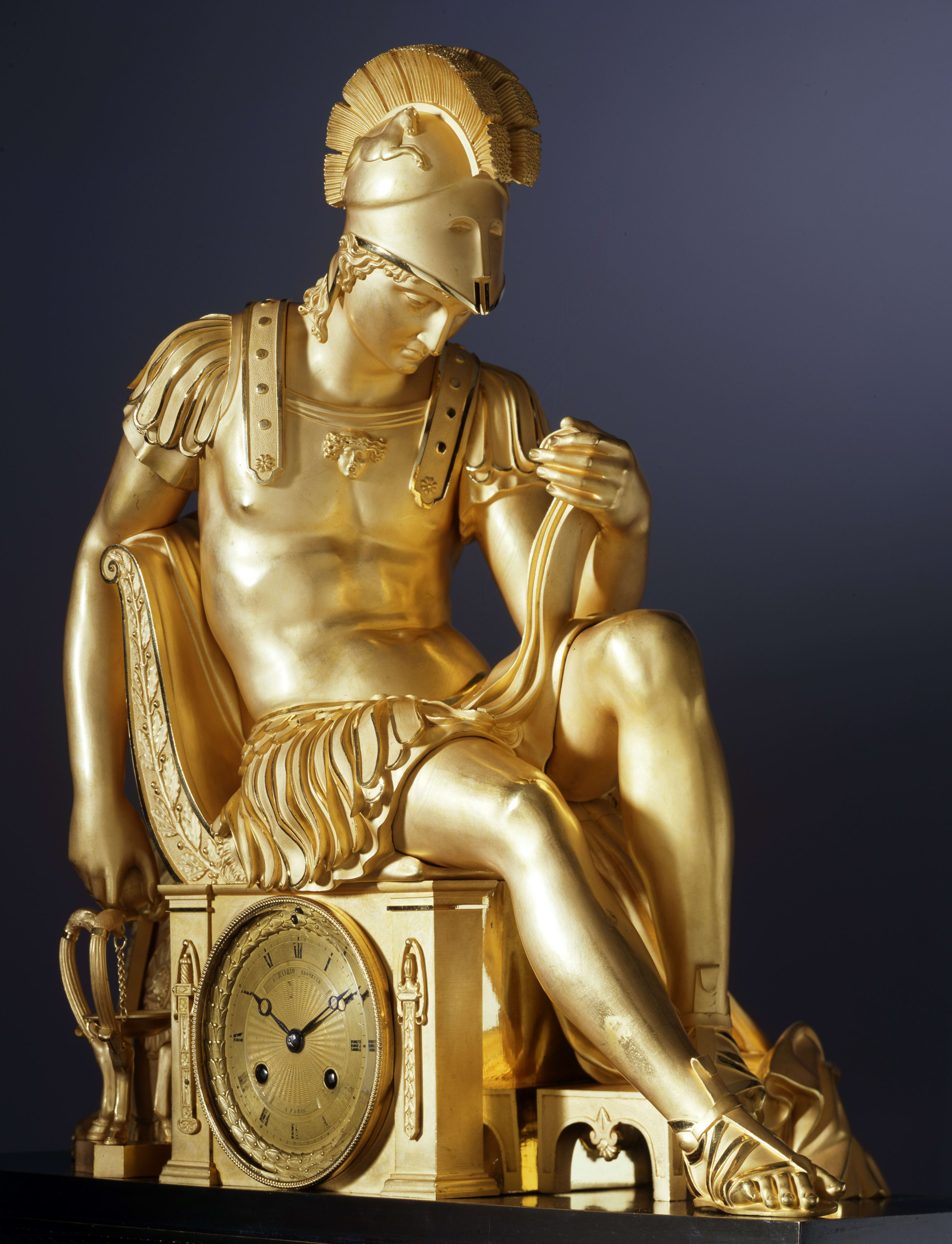 Louis-Stanislas Lenoir-Ravrio, A Restauration mantel clock by Louis ...
