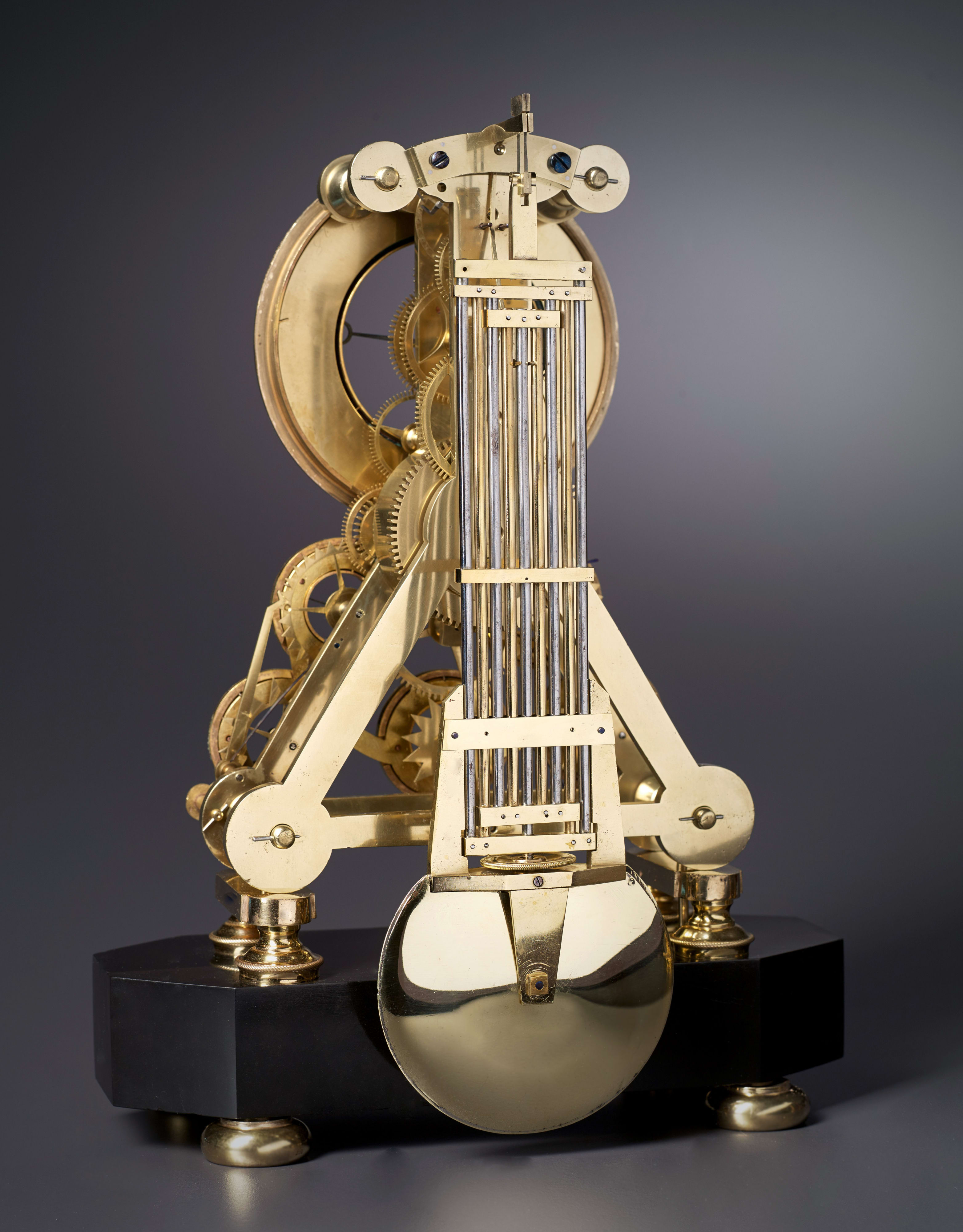 Robert Robin, A Directoire multi-dial skeleton table regulator of eight ...