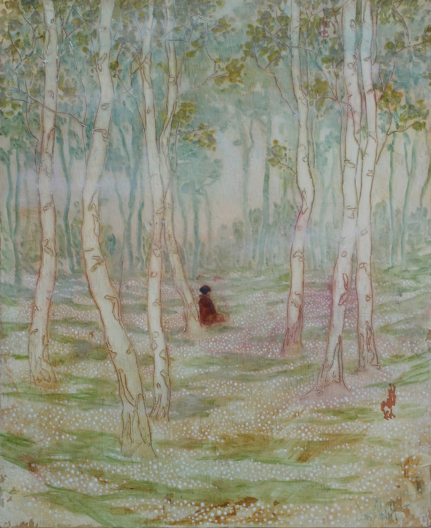 Daniel Ablitt, Morning Mist (Study) | Sarah Wiseman Gallery