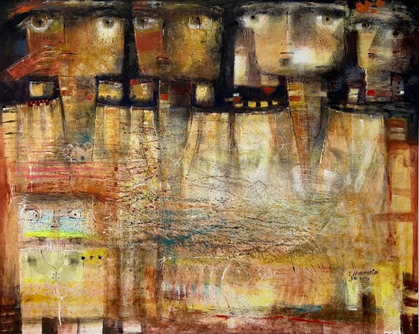 Ibrahim Hamid - Works | Khawla Art Gallery