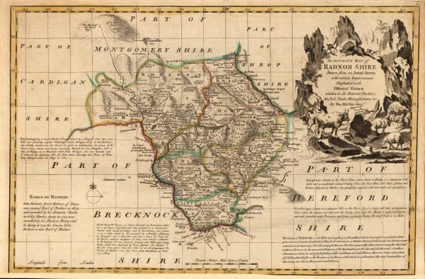 Radnorshire | The Map House