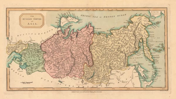 Asiatic Russia / Siberia | The Map House