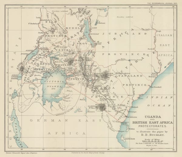 Uganda, Rwanda & Burundi | The Map House