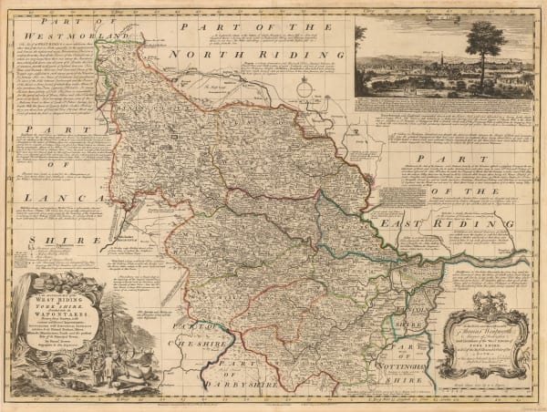 Yorkshire West Riding | The Map House