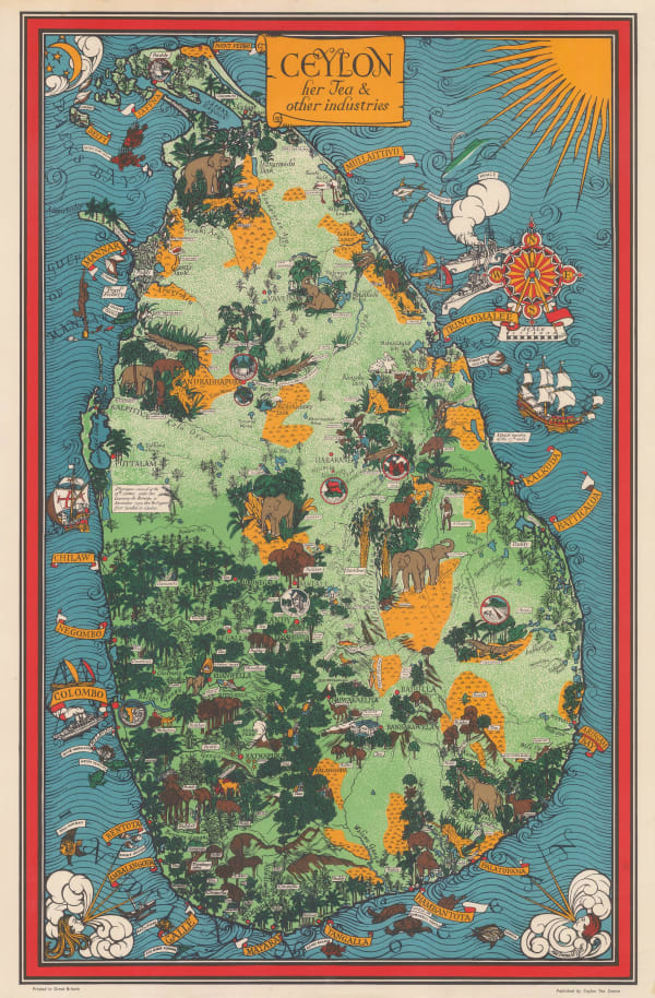 Sri Lanka / Ceylon | The Map House