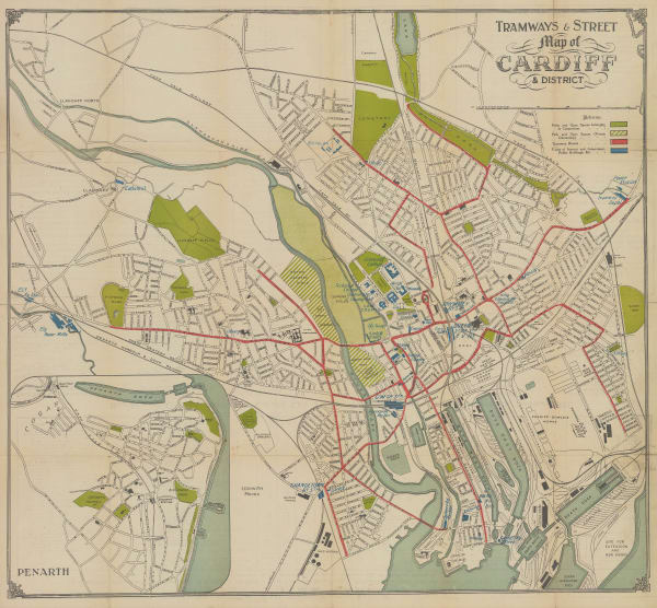 Cardiff & Glamorgan | The Map House