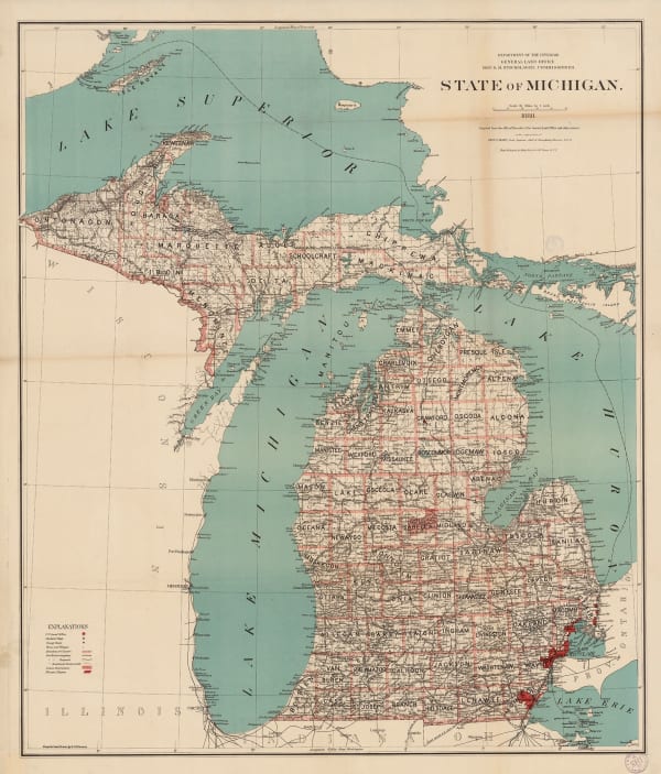 Michigan | The Map House