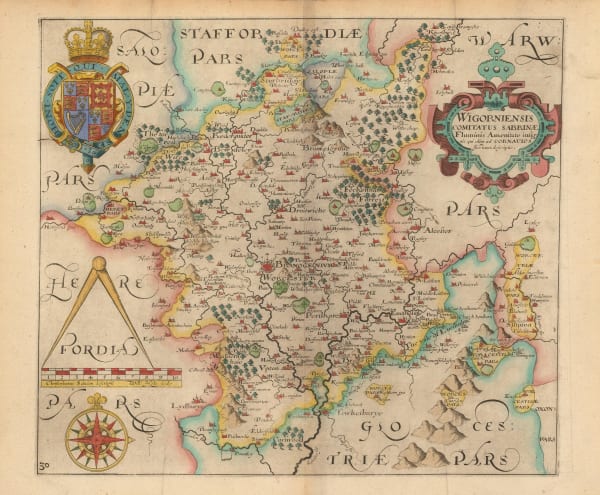 Worcestershire | The Map House