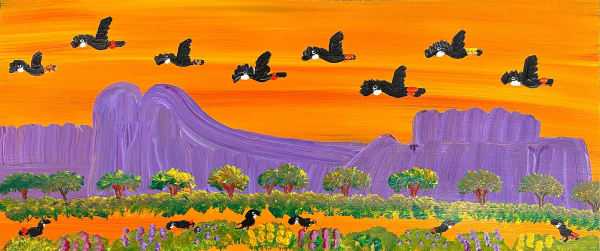 Art by leading Aboriginal artist Kukula McDonald | This is Aboriginal Art