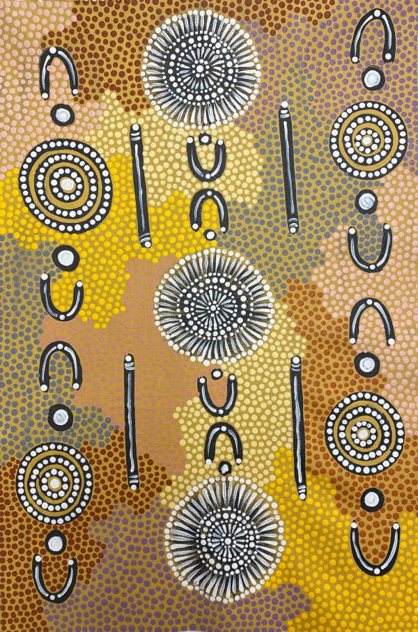 Art by leading Aboriginal artist Patsy Ross | This is Aboriginal Art