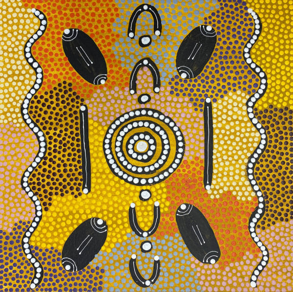 Art by leading Aboriginal artist Patsy Ross | This is Aboriginal Art