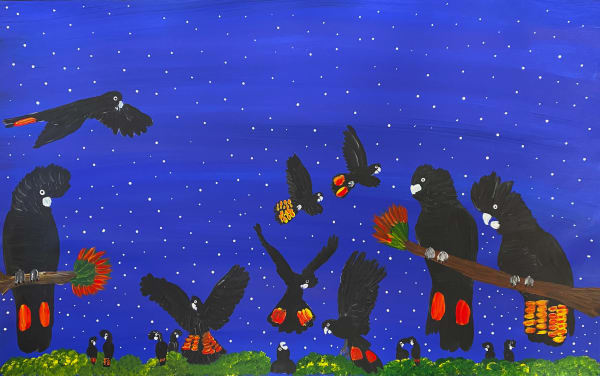 Art by leading Aboriginal artist Kukula McDonald | This is Aboriginal Art