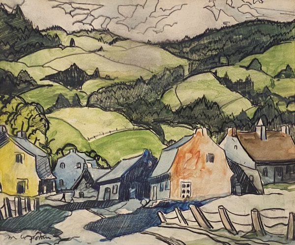 Marc-Aurèle Fortin, Untitled (Probably Laurentians), 1930 (circa ...