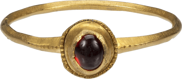 Late Medieval Iconographic Ring with St Christopher and Christ Child ...