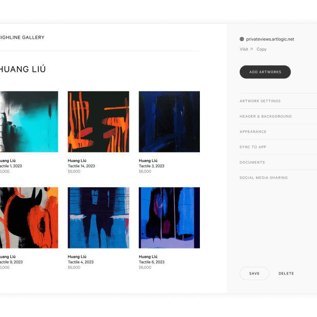 Artlogic | Art Gallery Sales Software