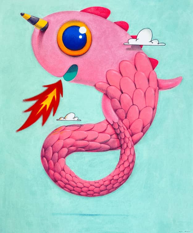 Oscar Llorens, Big Dragon, 2023 | Maddox Gallery