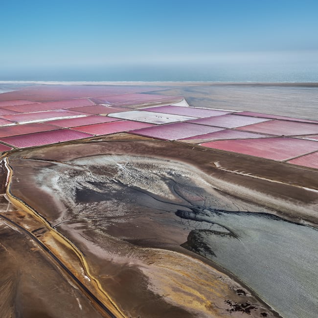 Edward Burtynsky, Salt Pans #32, Walvis Bay, Namibia, 2018 | Flowers ...