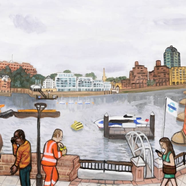 Jiro Osuga, The River, 4. Albert Bridge To Westminster Bridge, 2019 ...