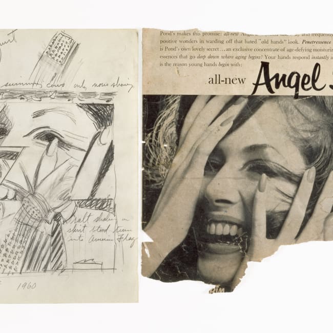 James Rosenquist Estate, Source and preliminary study for Zone, 1960 ...