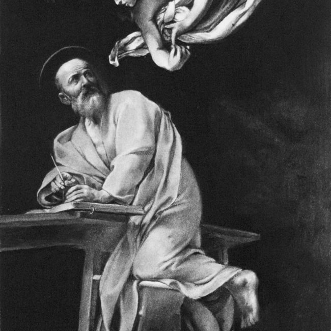 Robert Longo, Untitled (After Caravaggio, Inspiration of St. Matthew ...