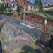 Andrew James, View up to the Church | NEAC | New English Art Club