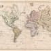 Daniel & William Lizars, Chart of the World, 1825 c | The Map House