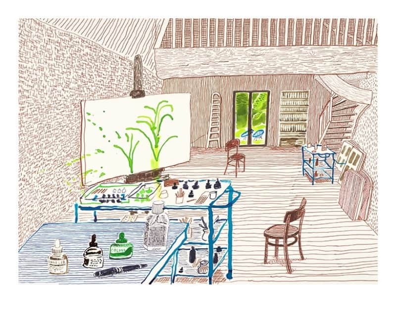 david hockney drawings