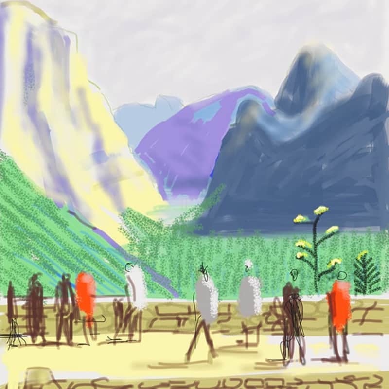 David Hockney’s iPad Drawings: Digital Art with Timeless Appeal ...