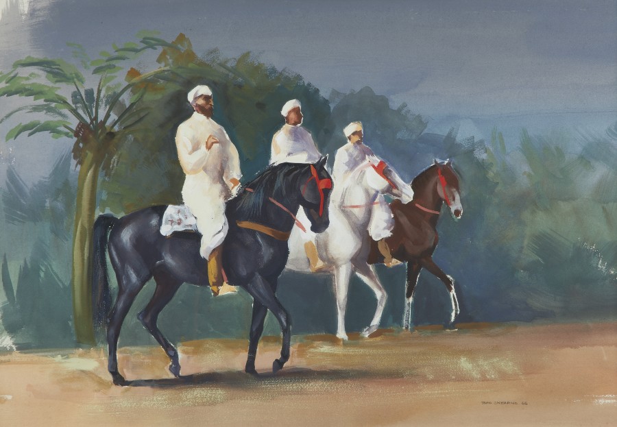 John Rattenbury Skeaping, RA, Berber Chieftains | Rountree Tryon