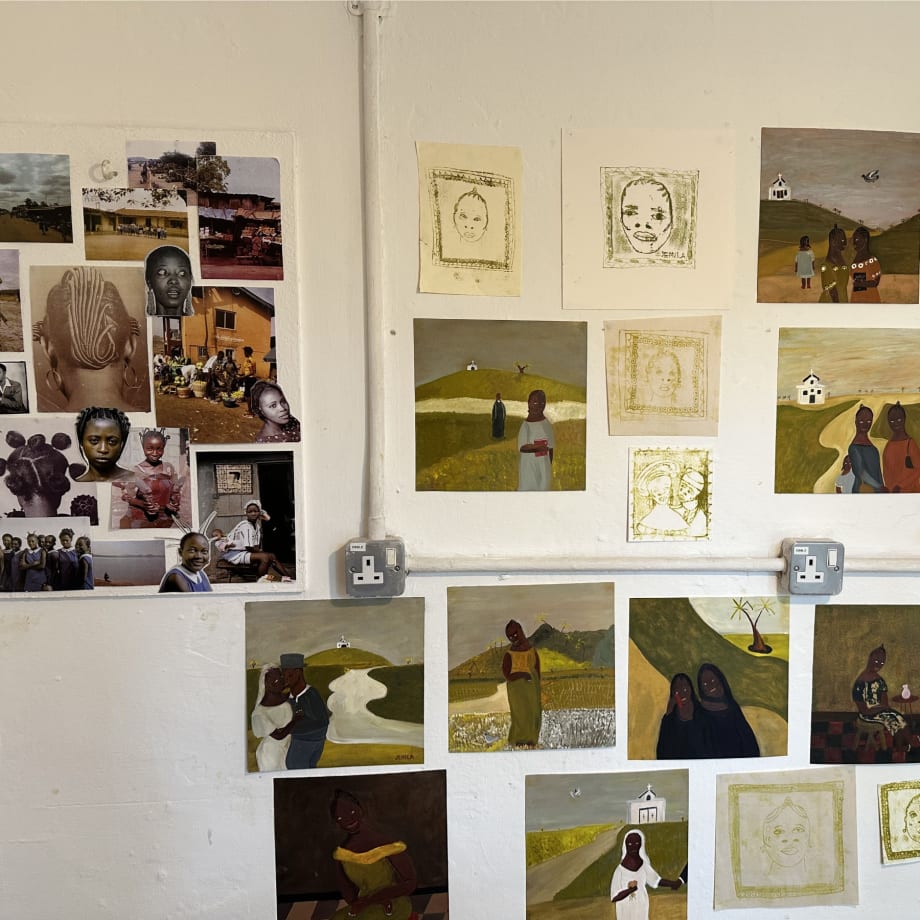 Jemila Isa, Lovers Kiss by a Window, 2024 | Patrick Davies Contemporary Art